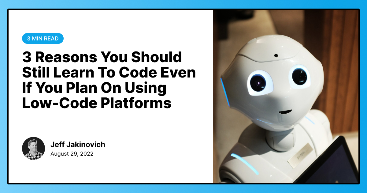 Low Code Hype | Jeff Builds Tech